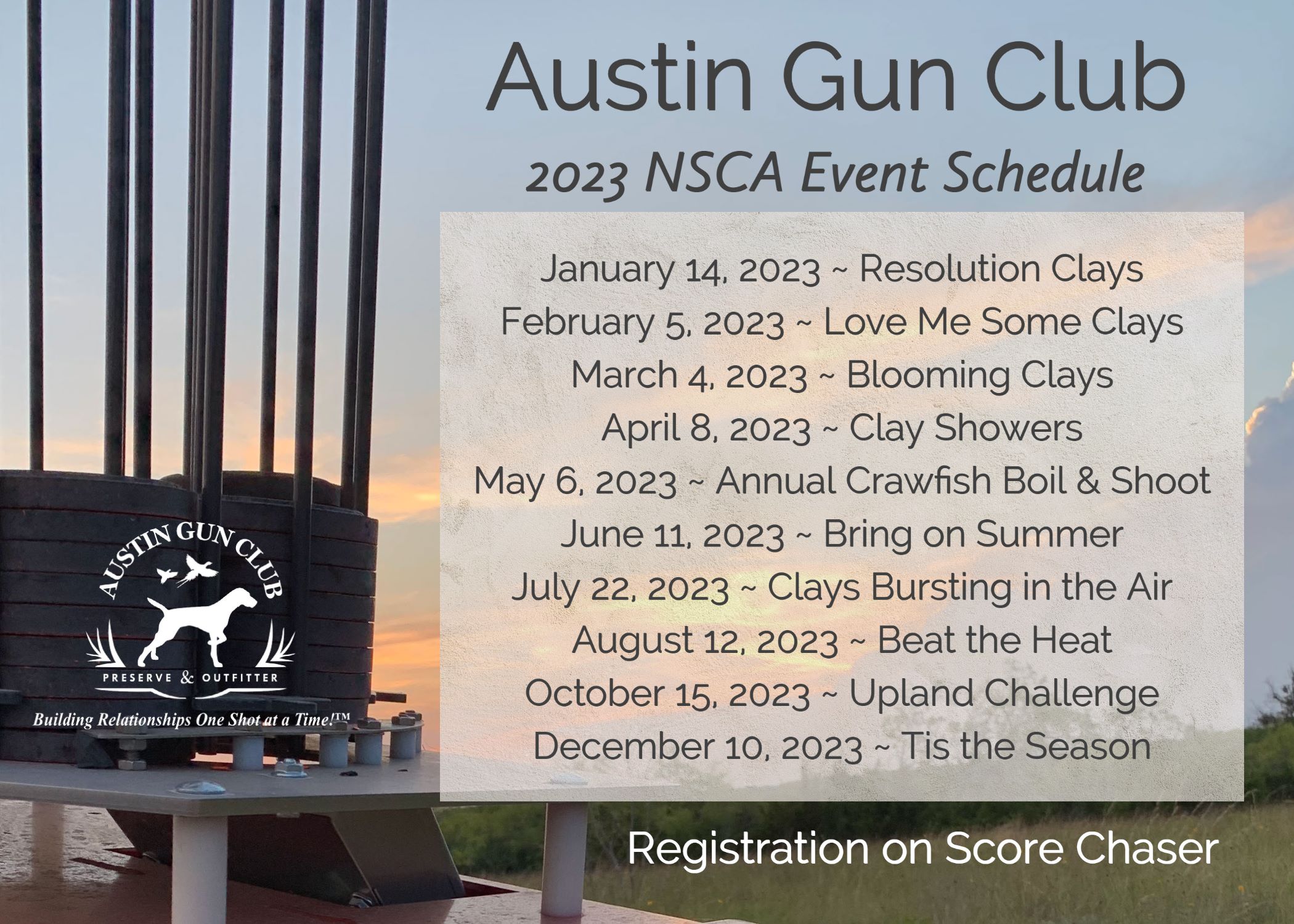 Shooting Events - Austin Gun Club